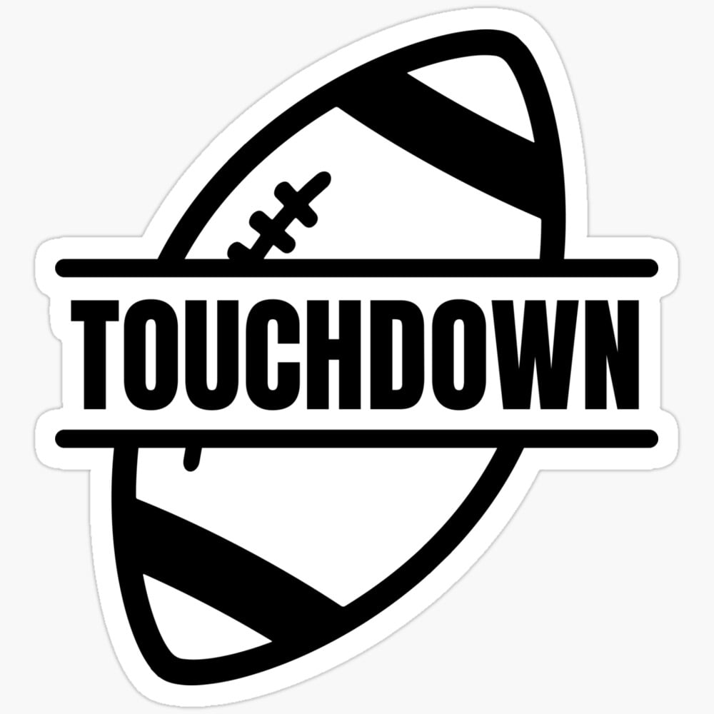 Touchdown Classique Sticker Baseball Sticker, Football Sticker ...
