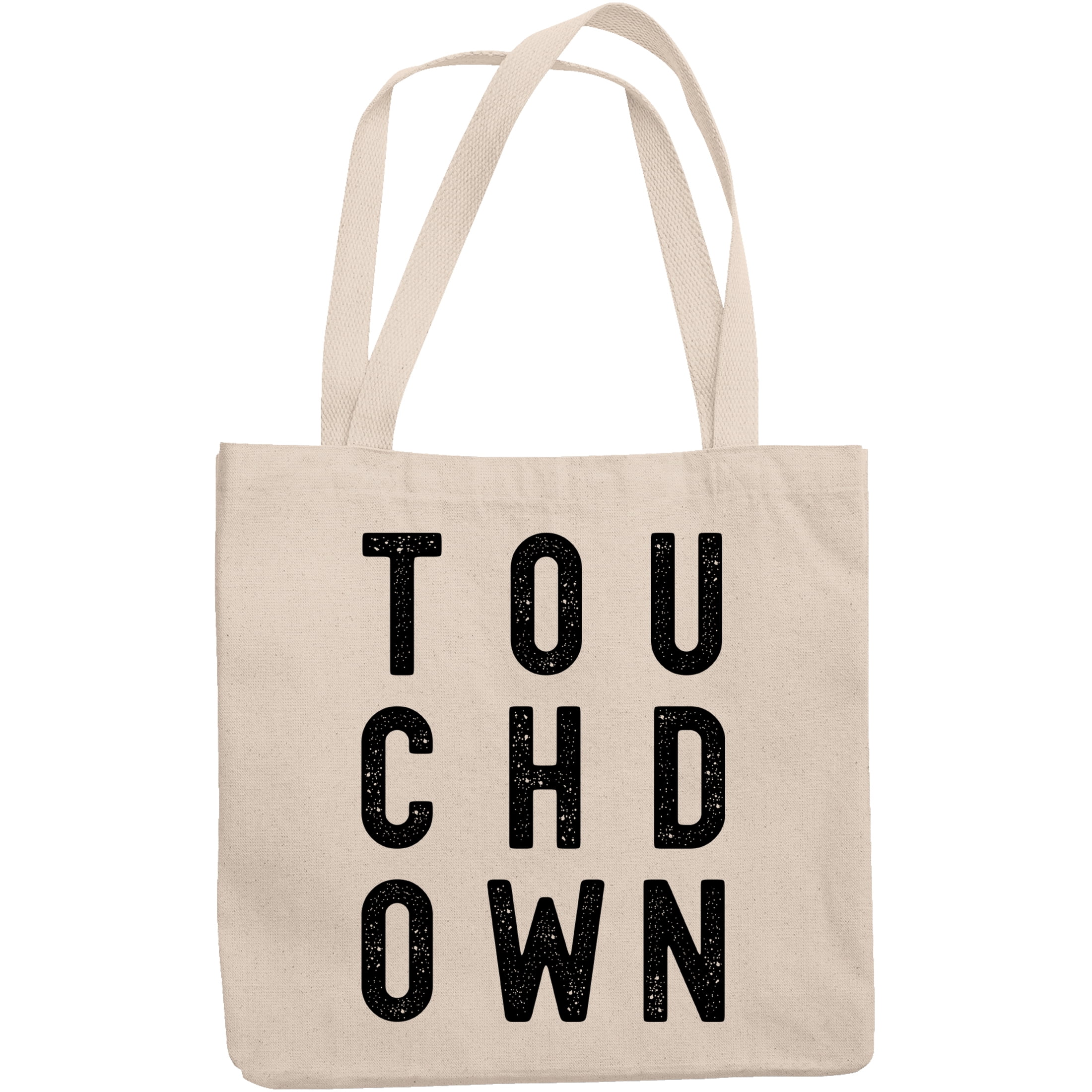 Touchdown, Football Sports Themed Merch Gift, 12oz Canvas Tote Bag ...