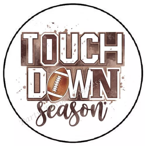 Touchdown Season Football Sticker Party Favors Sticker Envelope Seals ...