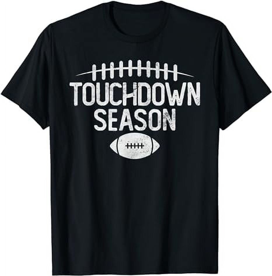 Touchdown Season Funny Game Day Rugby Football T-Shirt - Walmart.com