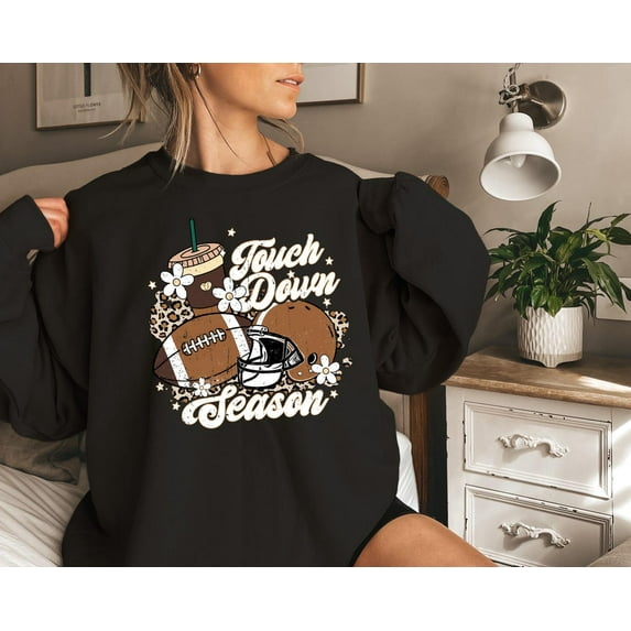 Touchdown Season Tshirt, Coquette Bow Football Tshirt, Football Game ...