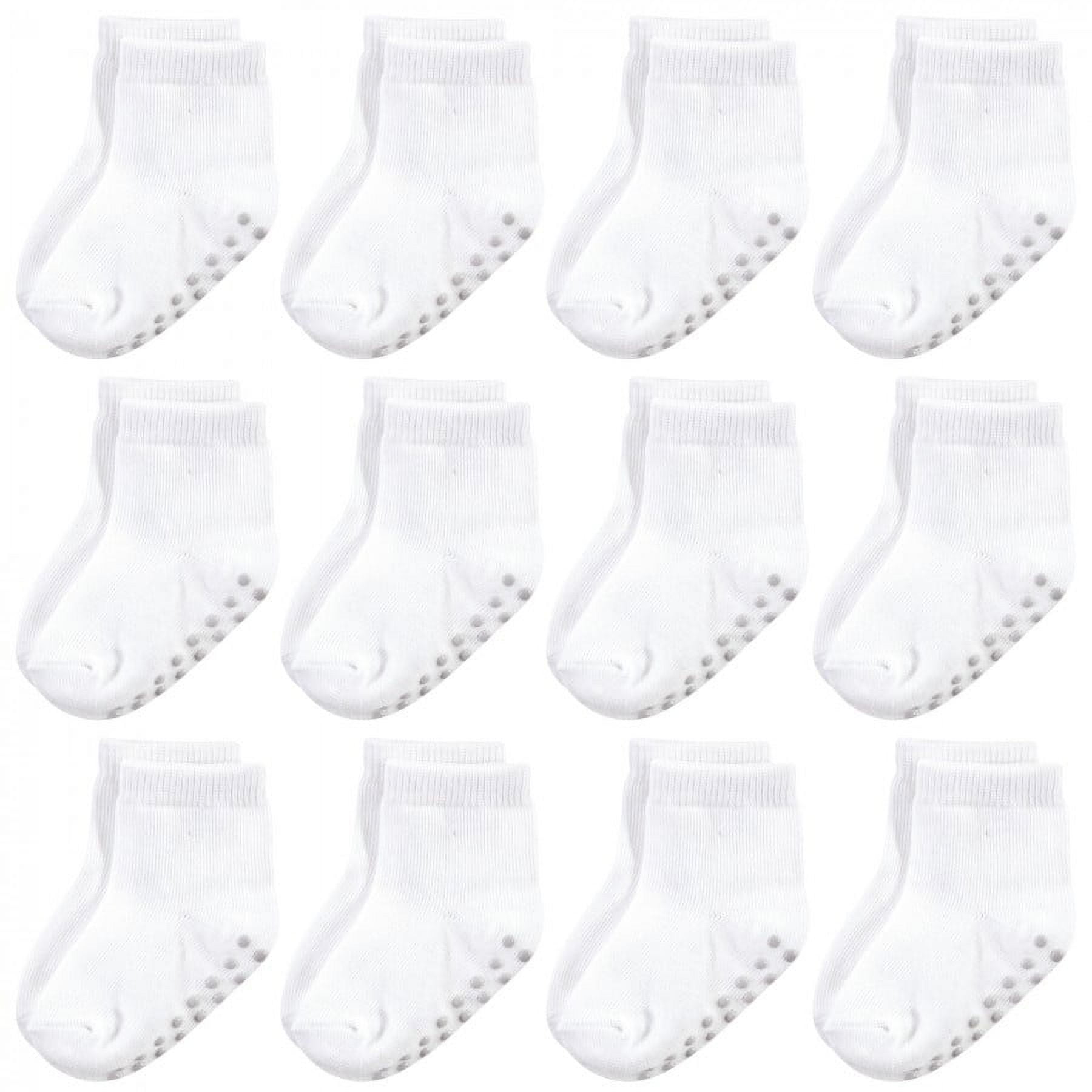 Touched by Nature Organic Cotton Blend Non-Slip Gripper Socks for Baby ...