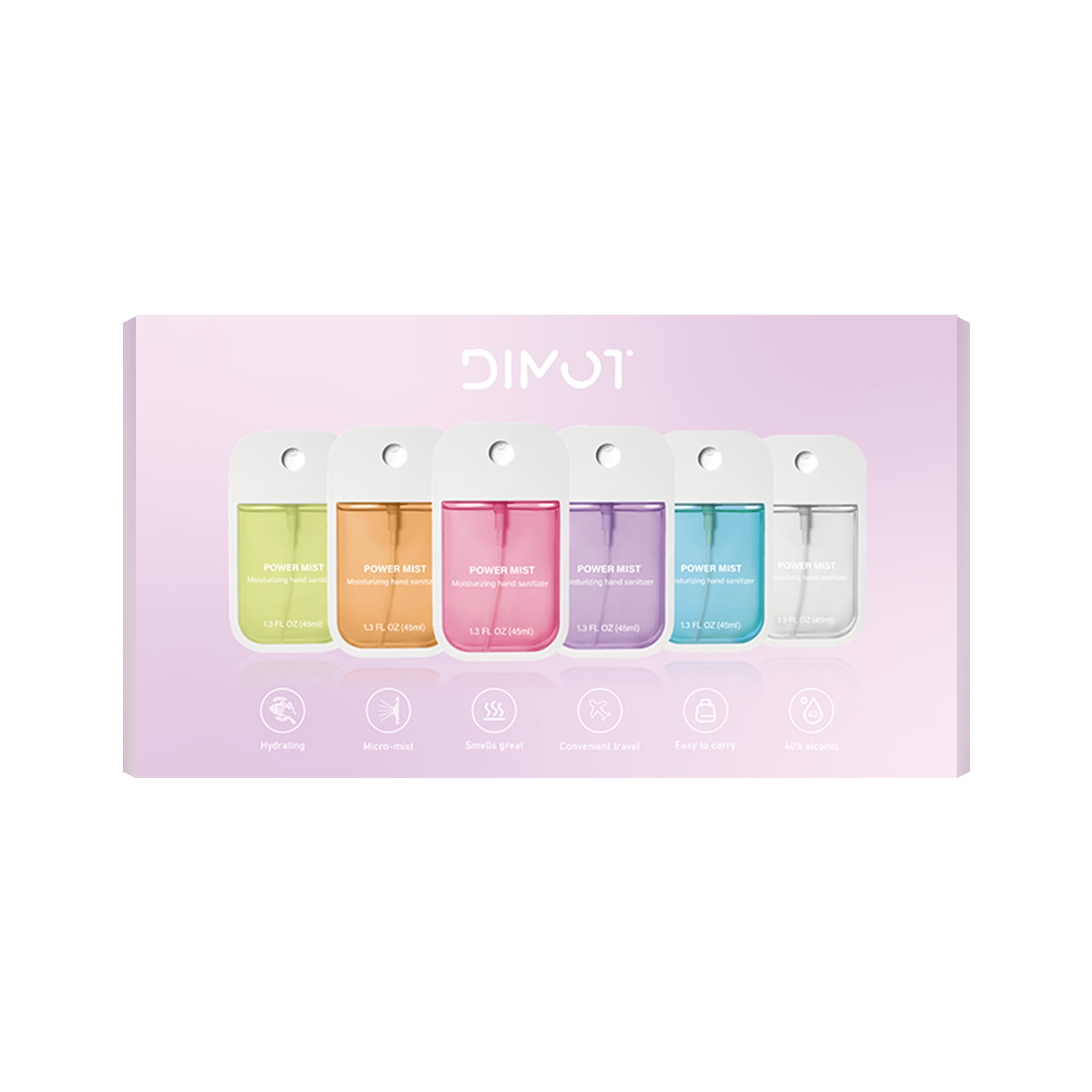 Touchland Hand Sanitizer Spray for Adults and Kids,500 Sprays Each - Portable Spray, Multi ...