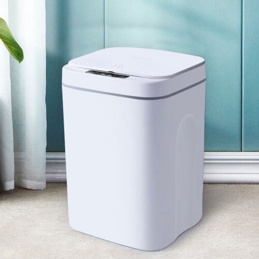 Touchless 4.22 Gallon Automatic Motion Sensor Smart Trash Can Bathroom ...