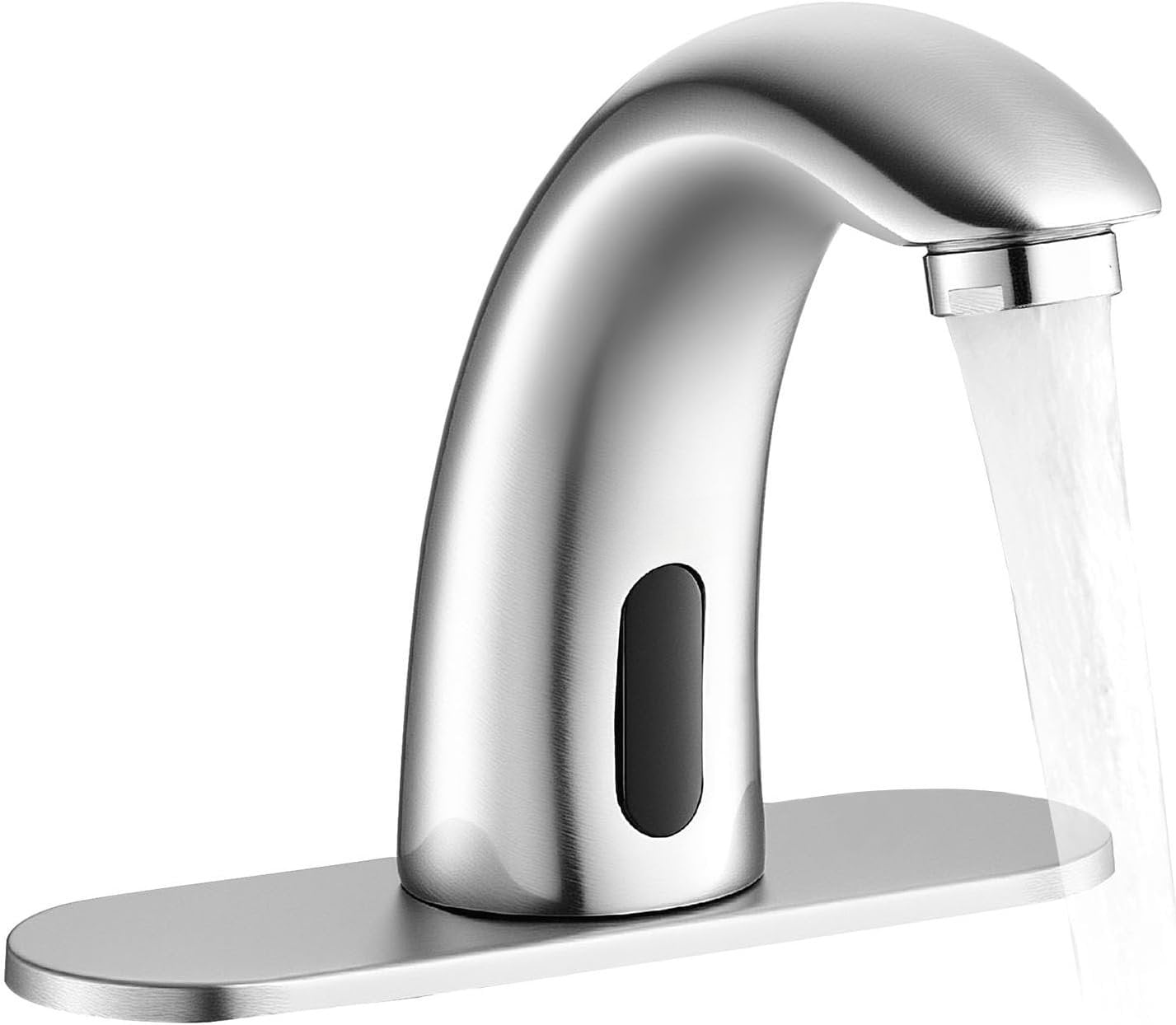 Touchless Bathroom Sink Faucet, Automatic Motion Sensor Restroom Toilet ...