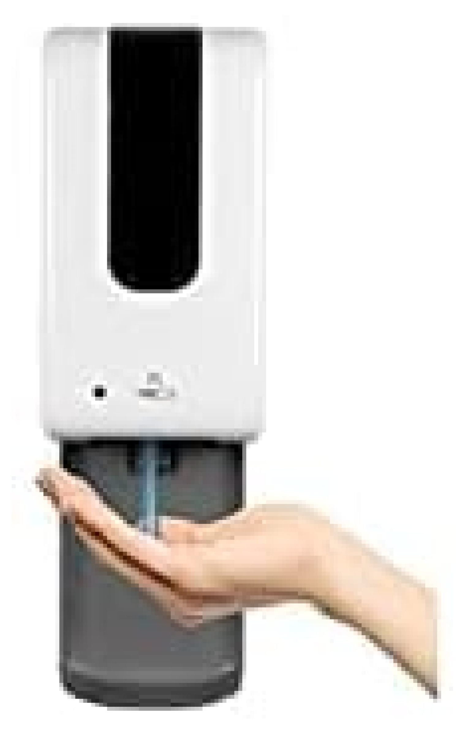 Touchless Hand Dispenser | Wall Mount Station with Refillable Bottle ...
