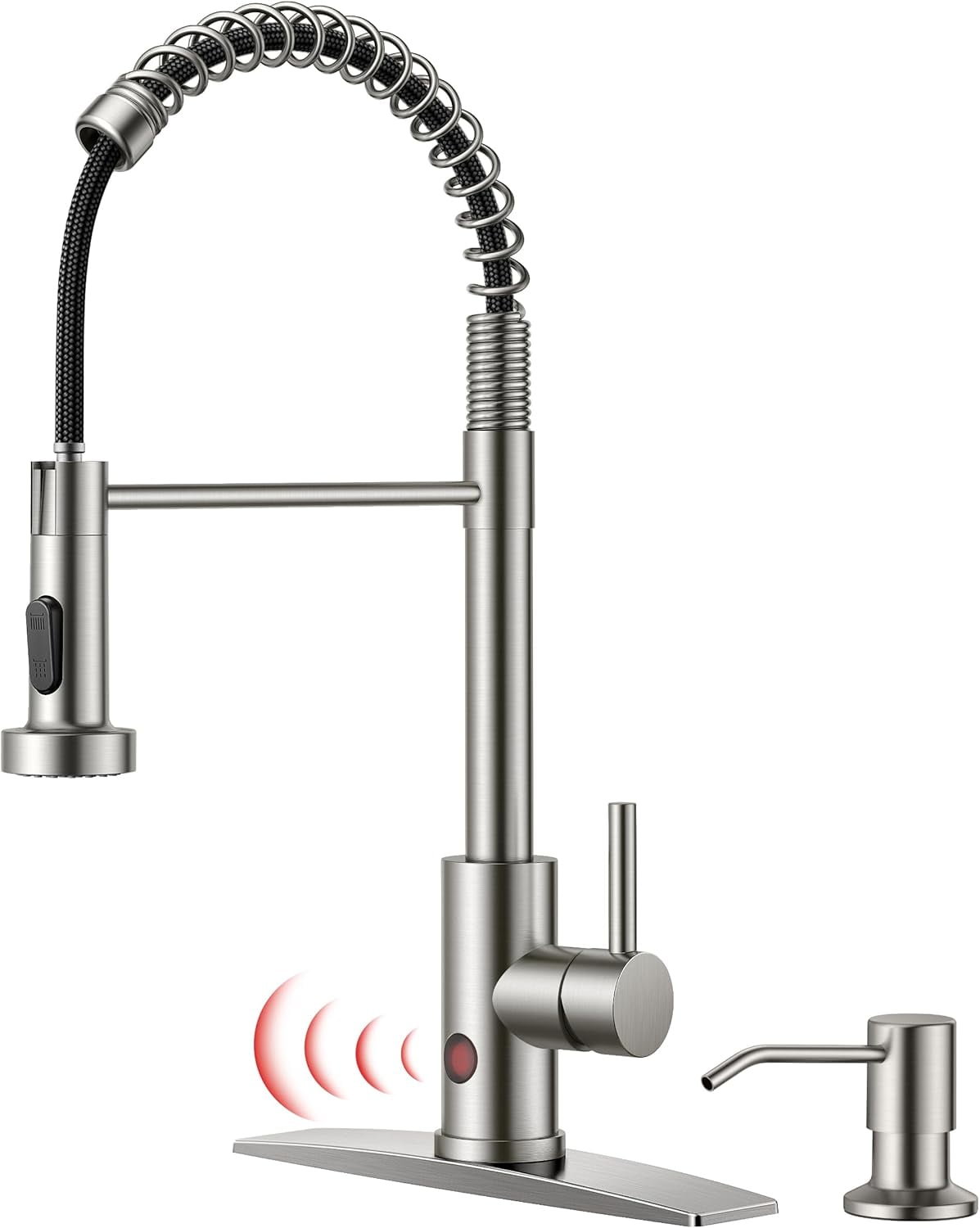 Touchless Kitchen Faucet With Soap Dispenser