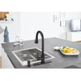 Touchless Kitchen Sink Faucet with Pull Down Sprayer, Matte Black ...