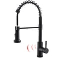 Touchless Spring Pull-Down Kitchen Faucet – Motion Sensor, Dual Spray ...
