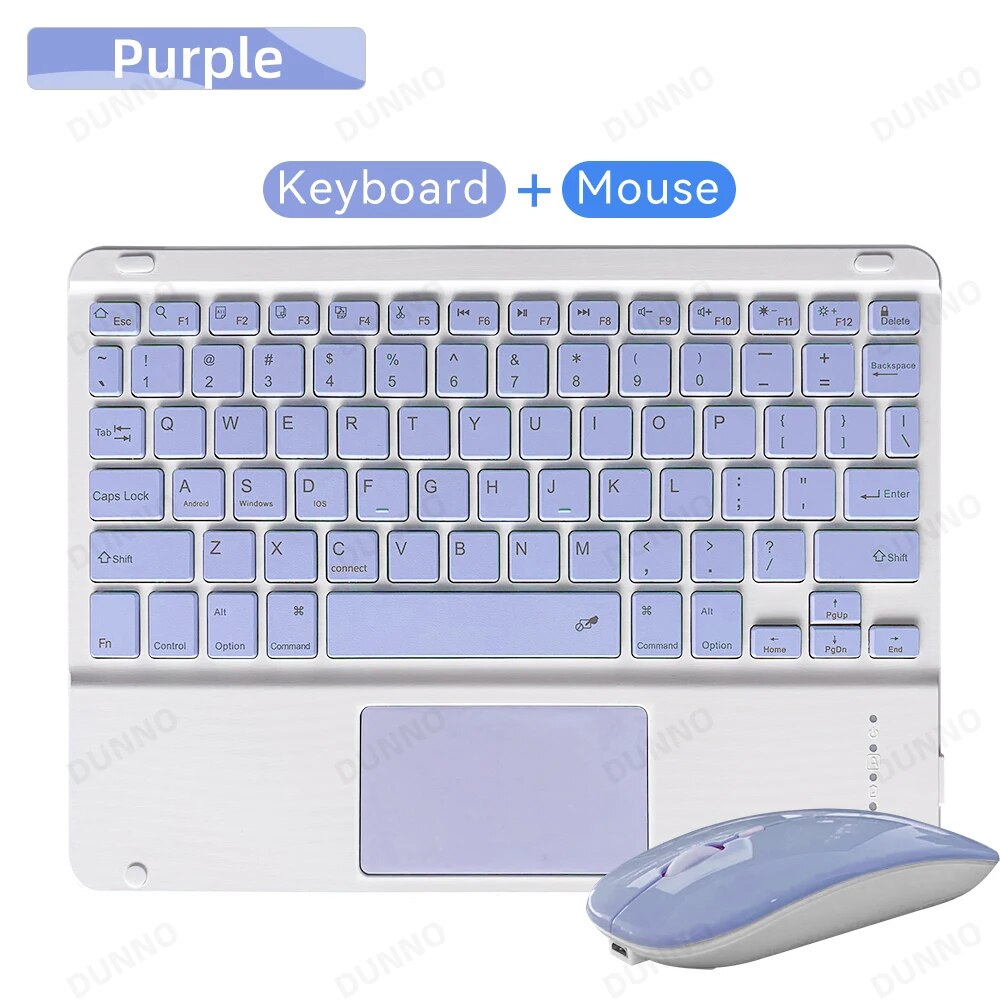 Touchpad Wireless Keyboard For iPad Samsung Xiaomi Huawei Lenovo ...
