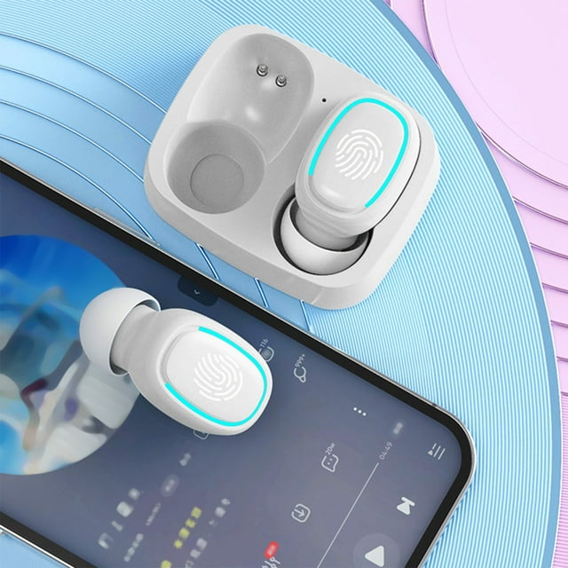 Touchs Wireless Bluetooth Headset Macaron Color Mini Invisible Binaural ...