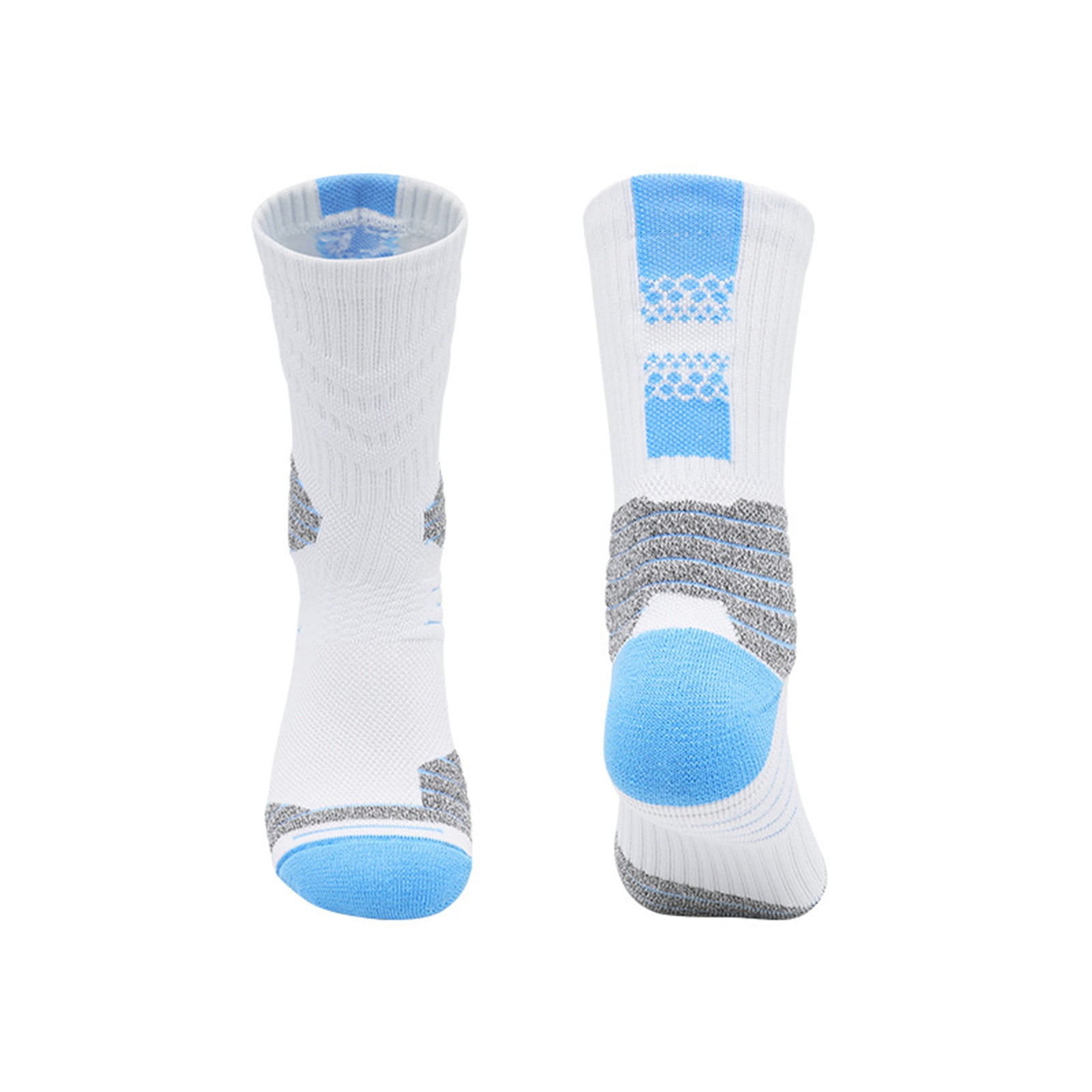 Toudaret 1 Pair Basketball Sock Athletic Mid Calf Woven Socks,Cushioned ...