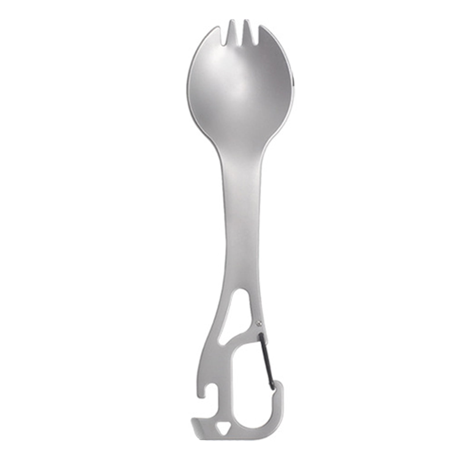 Toudaret 1 Pcs 5-in-1 Utility Tactical Spork, Stainless Steel Spoon ...