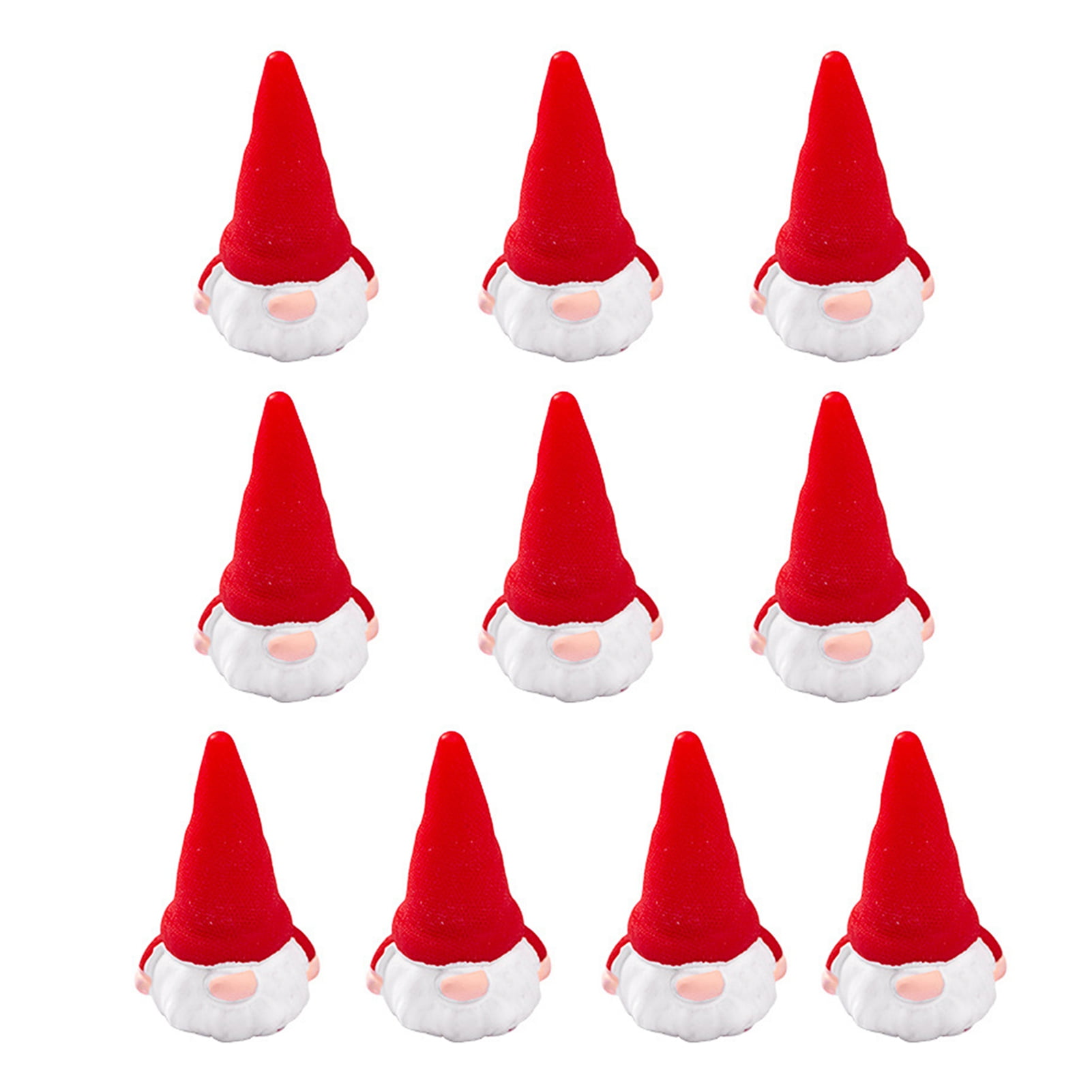 Toudaret 10 Pcs Mini Gnomes Fairy Resin Statues Miniature Gnomes ...