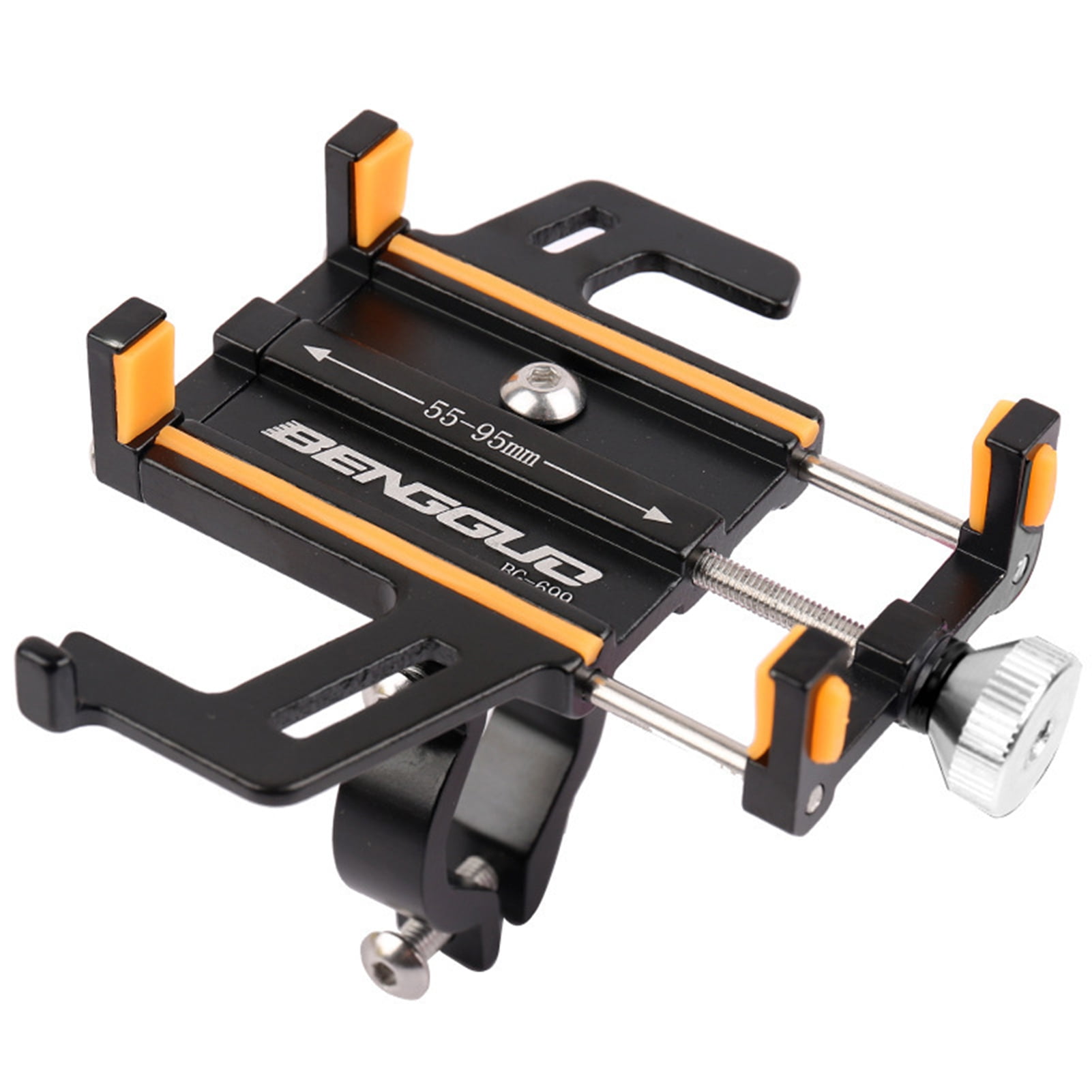 Toudaret Bicycle Phone Holder Screw Mounted Adjustable Knob Anti-slip ...