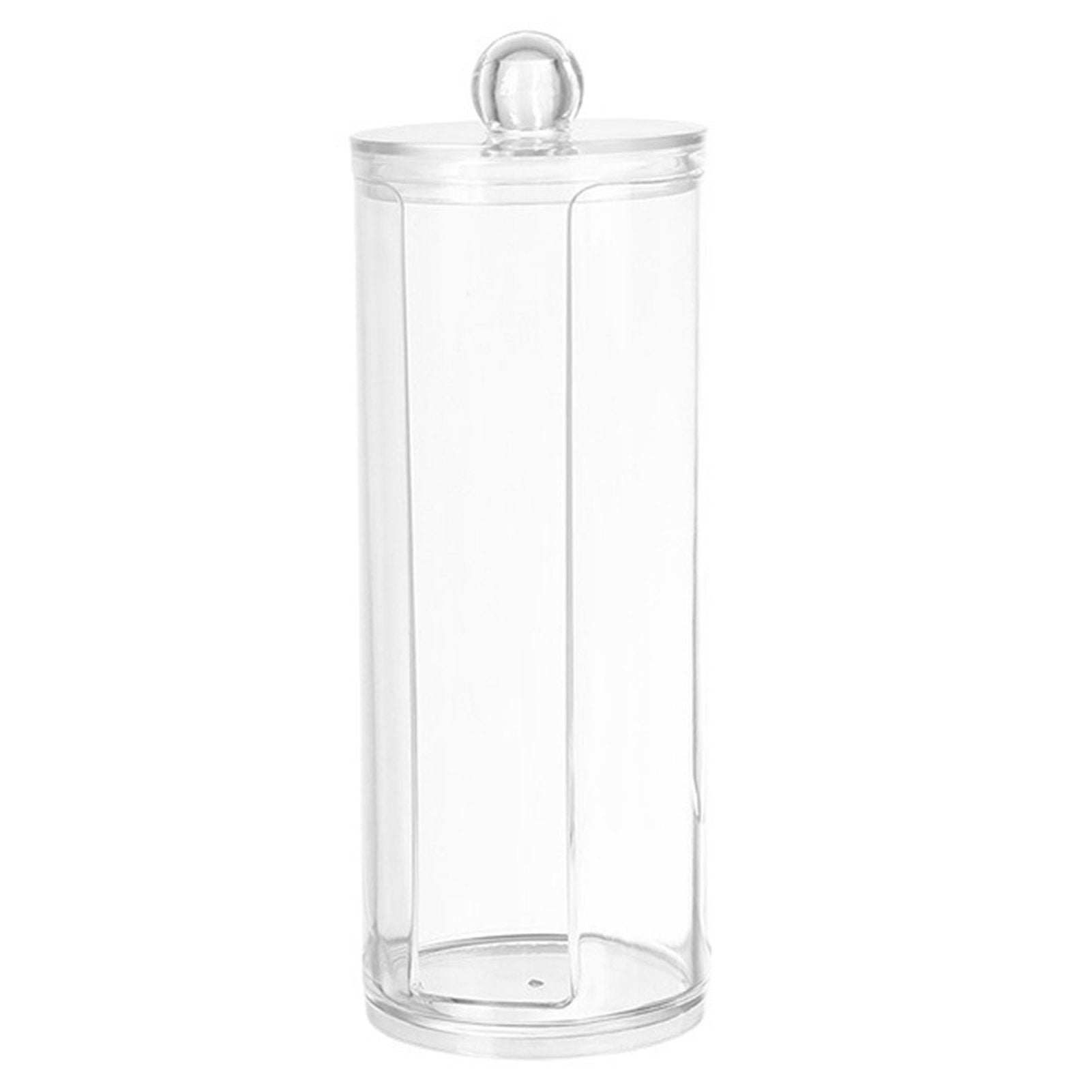 Toudaret Cosmetic Cotton Storage Box Acrylic Organizer Swab Transparent ...