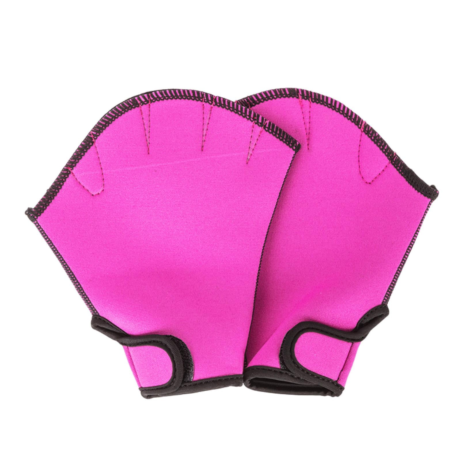 Toudaret Elastic Swim Gloves 1 Pair Swimming Webbed Gloves for Water ...