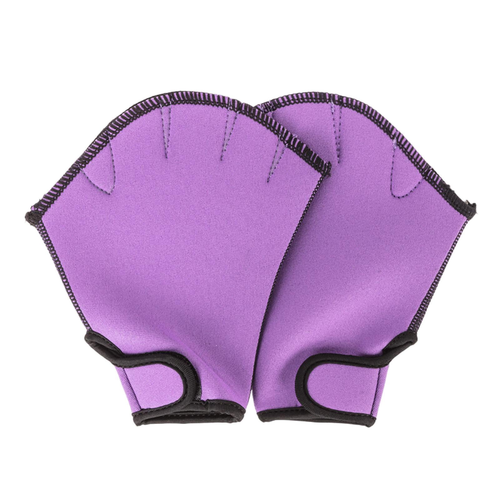Toudaret Elastic Swim Gloves 1 Pair Swimming Webbed Gloves for Water ...