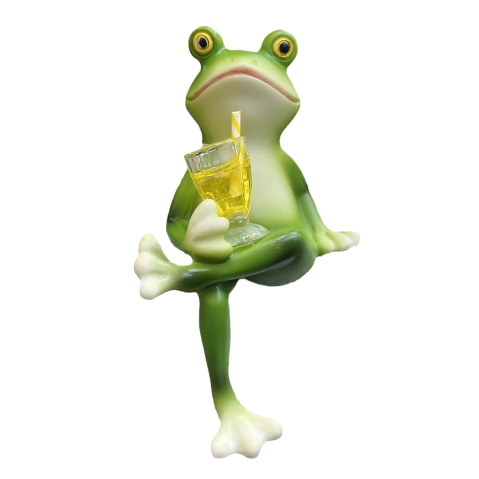Toudaret Frog Ornament Resin Decorative Cartoon Animal Sitting Lying ...