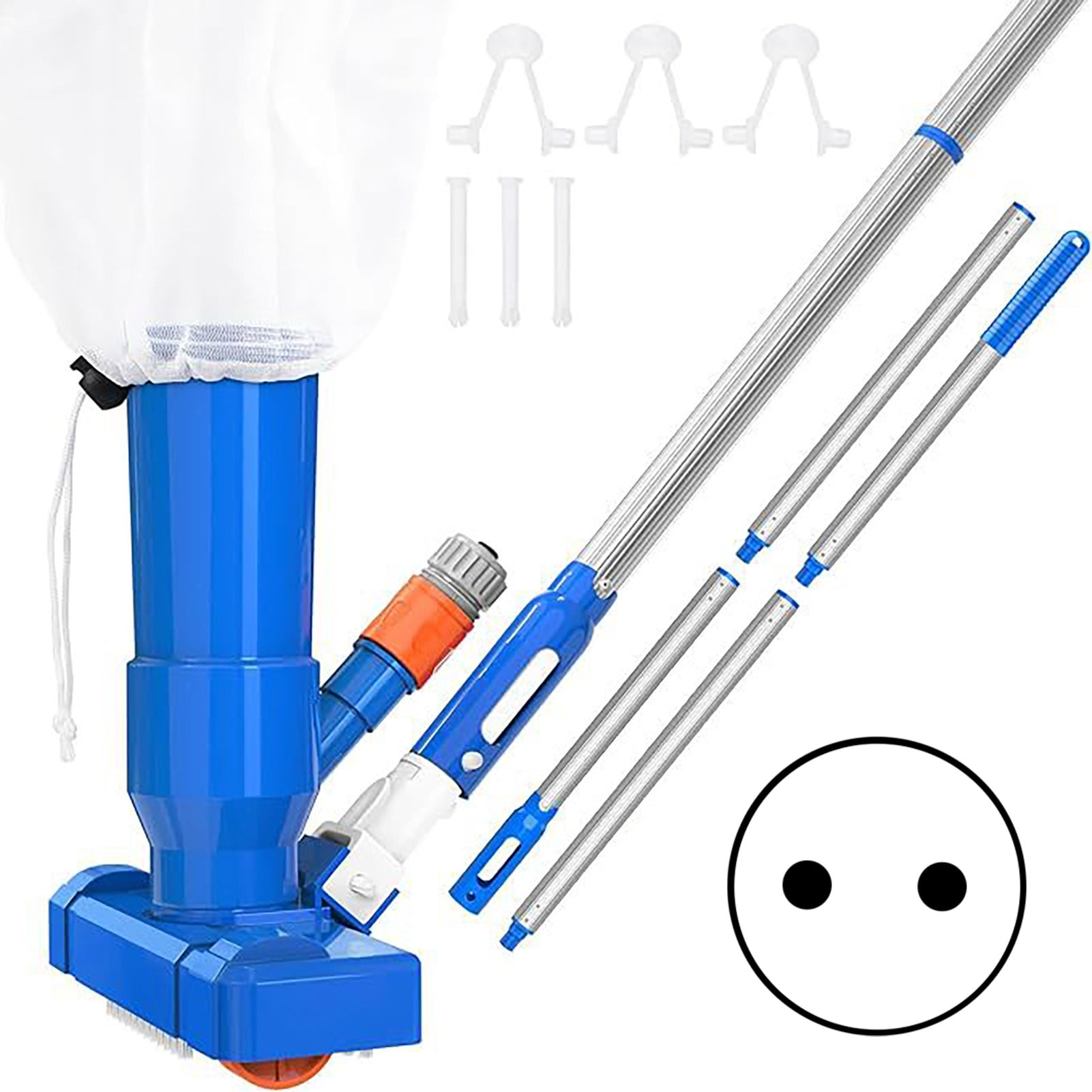 Toudaret Pool Leaf Vacuum Pool Skimmer Attachment Swimming Pool Spa ...