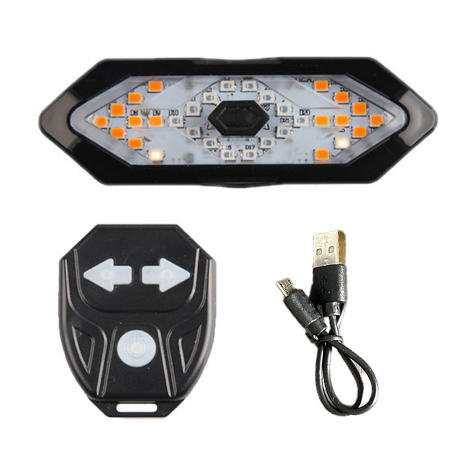 Toudaret Remote Control Bicycle Taillight Rechargeable Waterproof Ultra ...