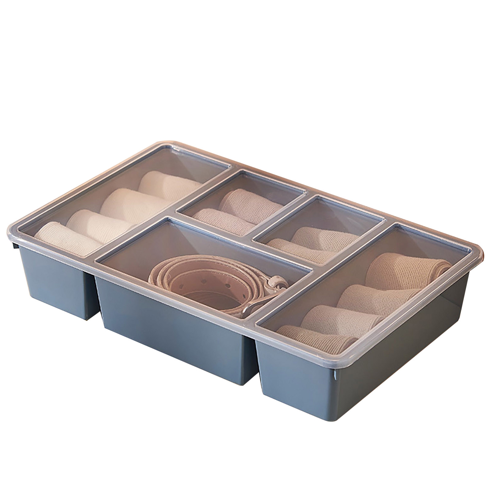 Toudaret Vegetable Divided Organizer Compartment Crisper Snack Box ...