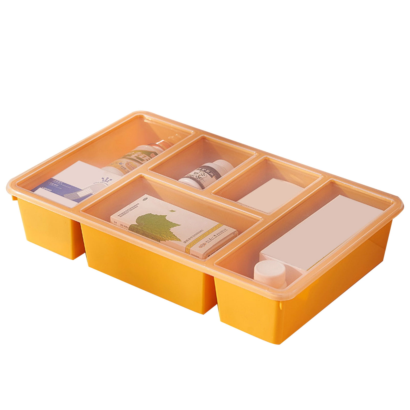 Toudaret Vegetable Divided Organizer Compartment Crisper Snack Box ...