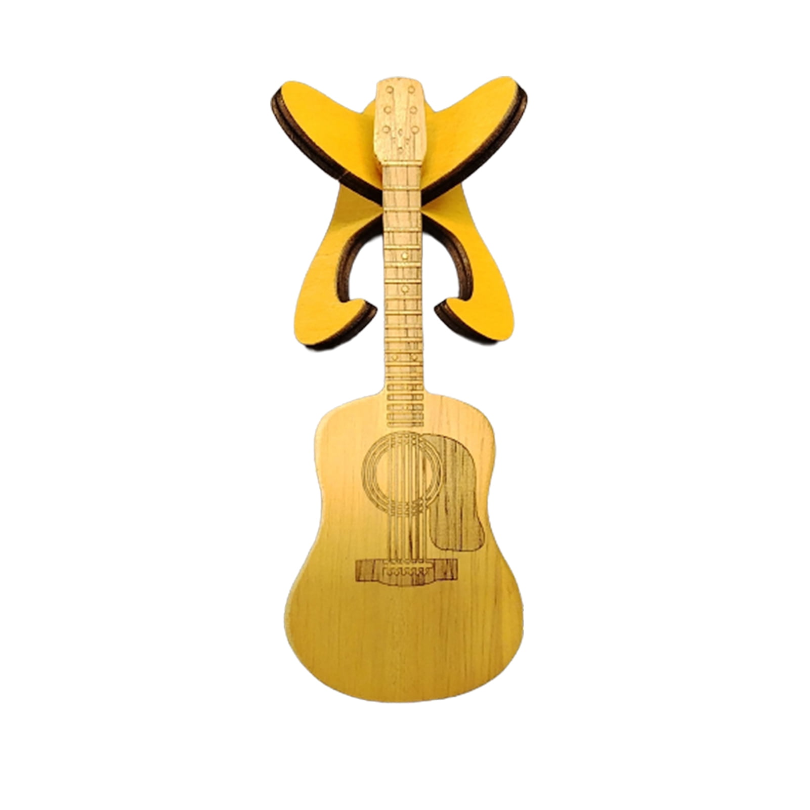 Toudaret Wooden Guitar Pick Box Guitar Pick Case Wooden Acoustic Guitar ...