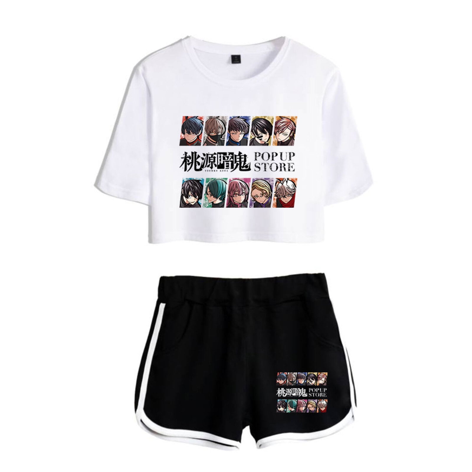 Tougen Anki Shirt Anime 3D Printing T-Shirts Cosplay Shirt Short 2 ...