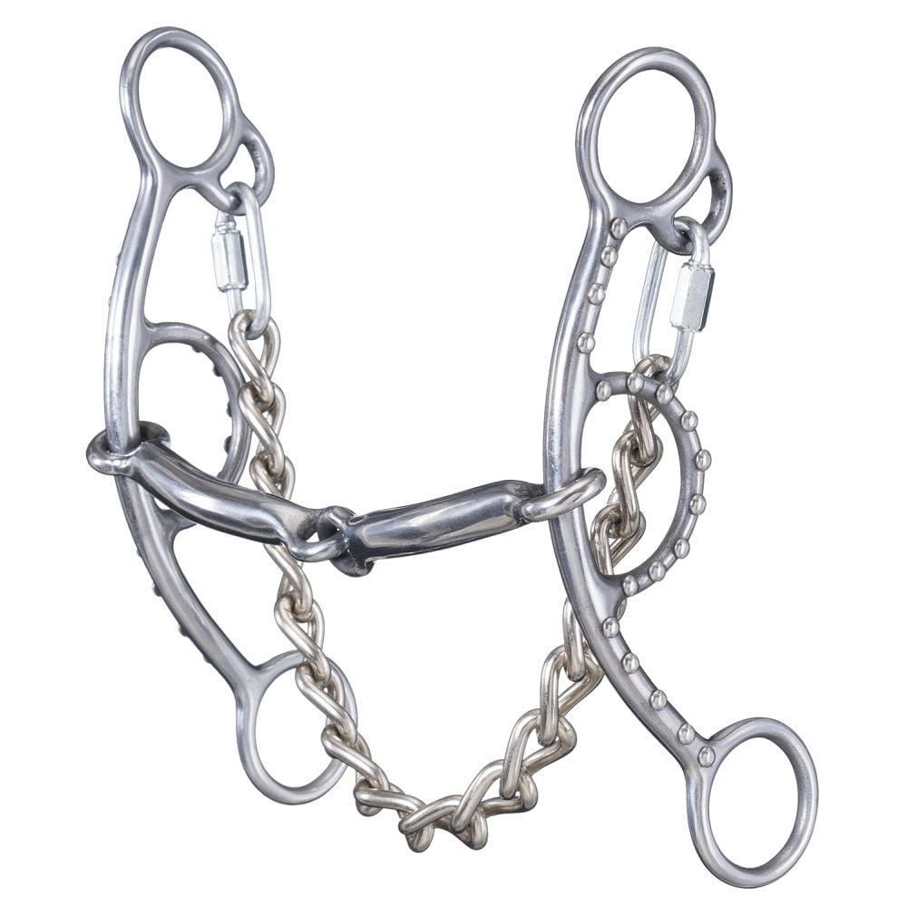 Tough-1 Bit Sweet Iron Short Shank Gag Snaffle 5" Mouth 245203 ...