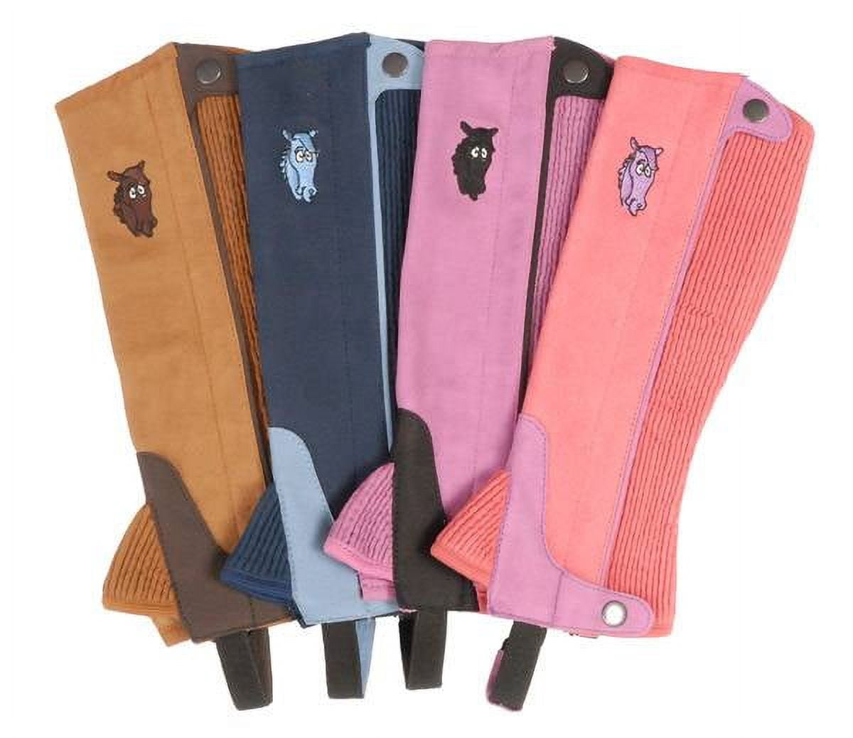 Tough-1 Childs Half Chaps 12-14 Lt Brn/Chocolate - Walmart.com