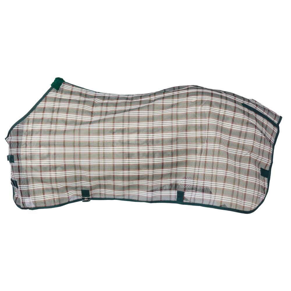 Tough 1 Green Plaid Deluxe Mesh Fly Sheet Green/Hunter 72 - Walmart.com