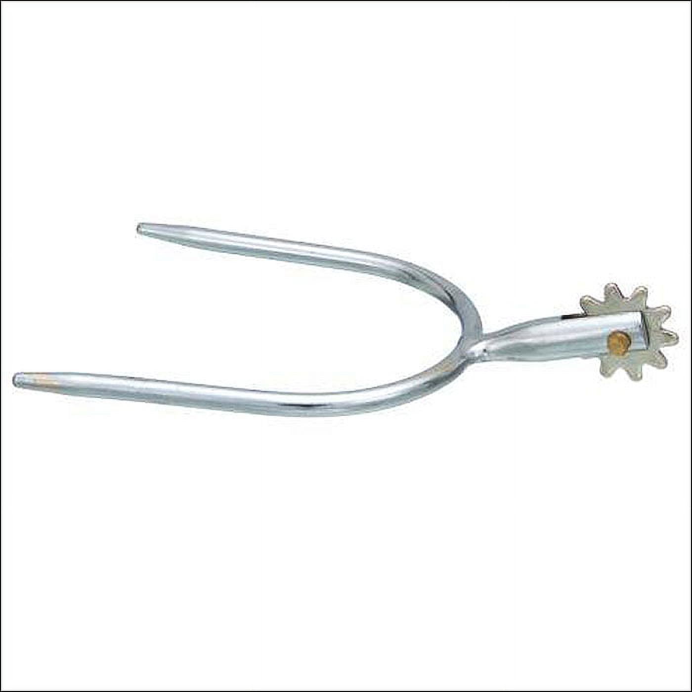 Tough 1 Horse Tack Kelly Silver Star Slip On Spur Chrome Plated Steel ...