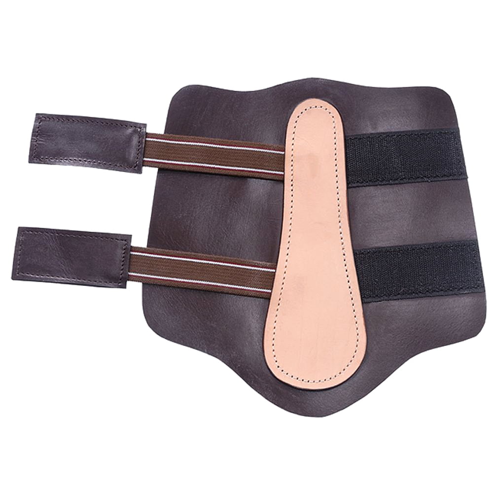 Tough-1 Leather Velcro Splint Boot Dark Brwon - Walmart.com