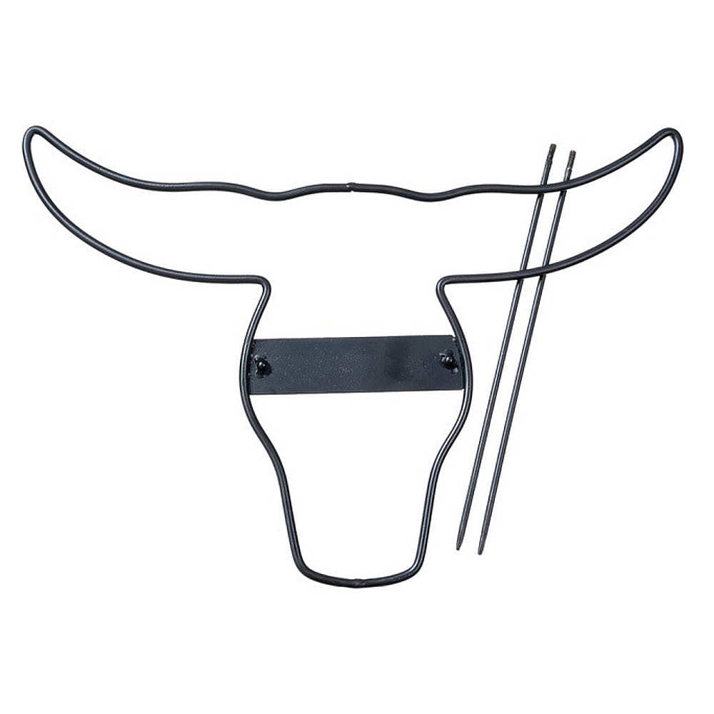 Tough 1 Metal Roping Steer Head Black - Walmart.com