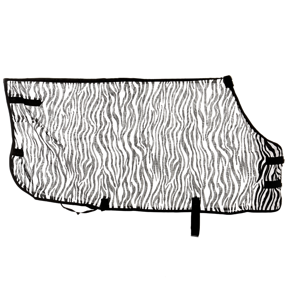 Tough 1 Zebra Print Mesh Fly Sheet Zebra 81 - Walmart.com
