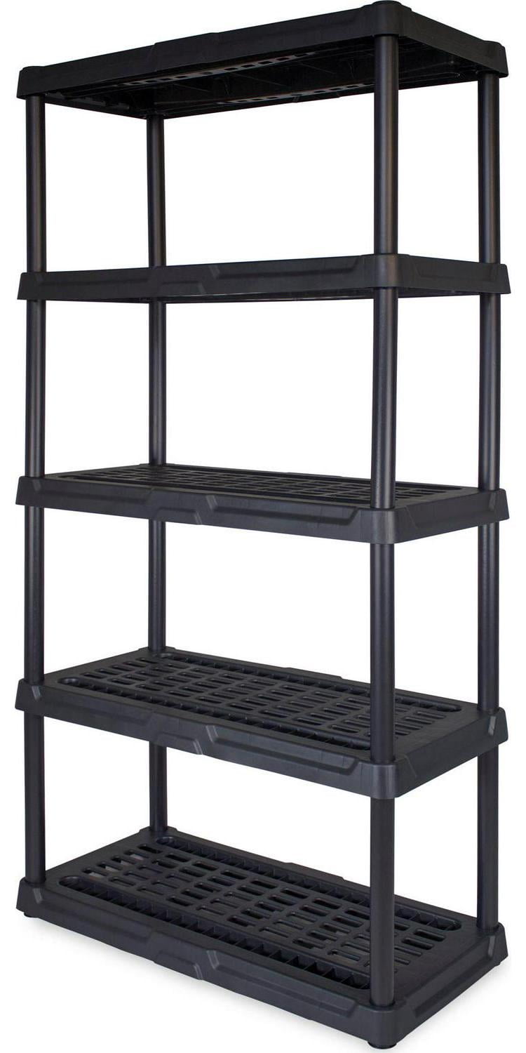 Tough Box Heavy-Duty 5-Tier Ventilated Shelf, 18 in. x 36 in. x 72 in ...