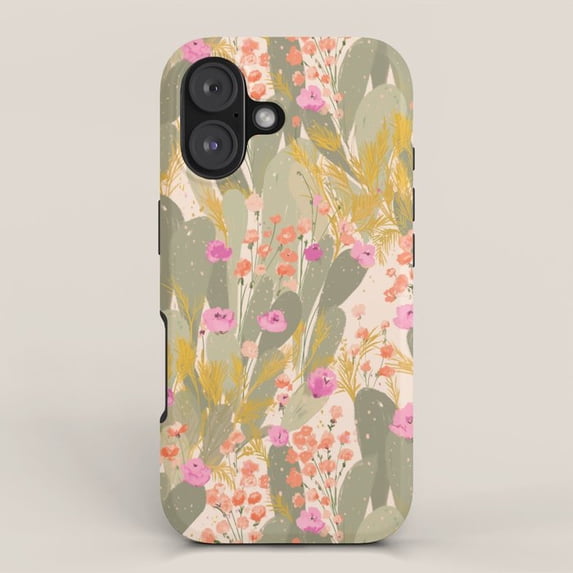 Tough Case Compatible with Apple iPhone Series, Desert Garden Design ...