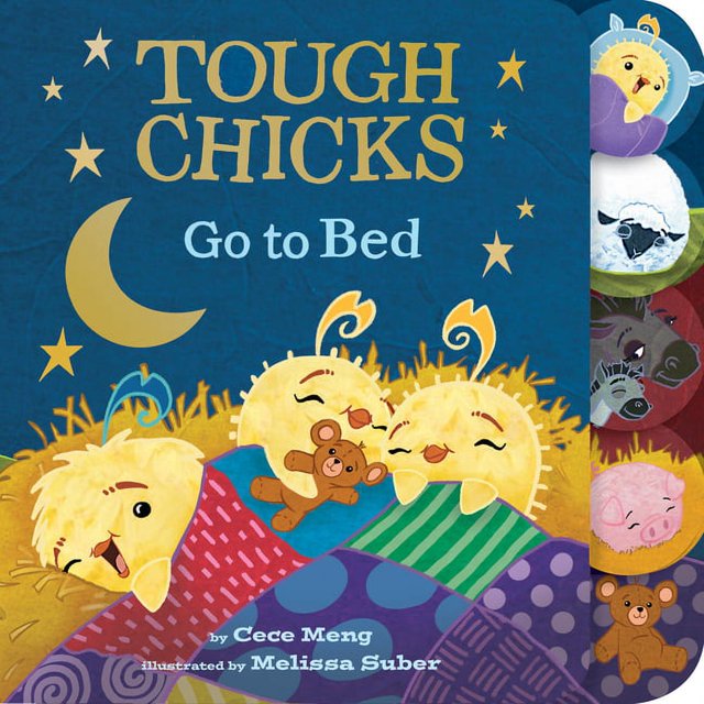 Tough Chicks Go to Bed Tabbed Touch-And-Feel Board Book: An Easter and ...