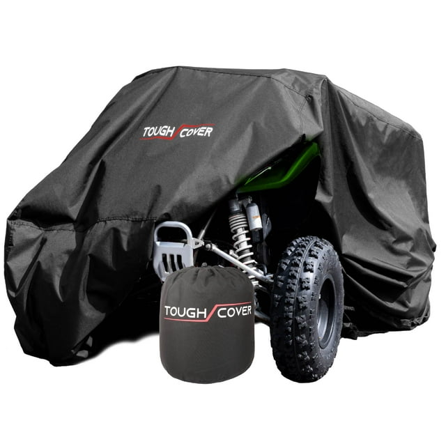 Tough Cover Quad 4-Wheeler Outdoor Waterproof Premium ATV Cover, 600D ...