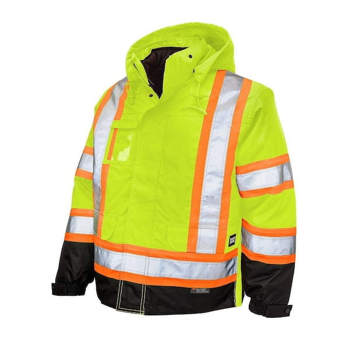 Tough Duck Hi-Vis Parka,5-in-1,Fluorescent Grn,XLT S42641 - Walmart.com