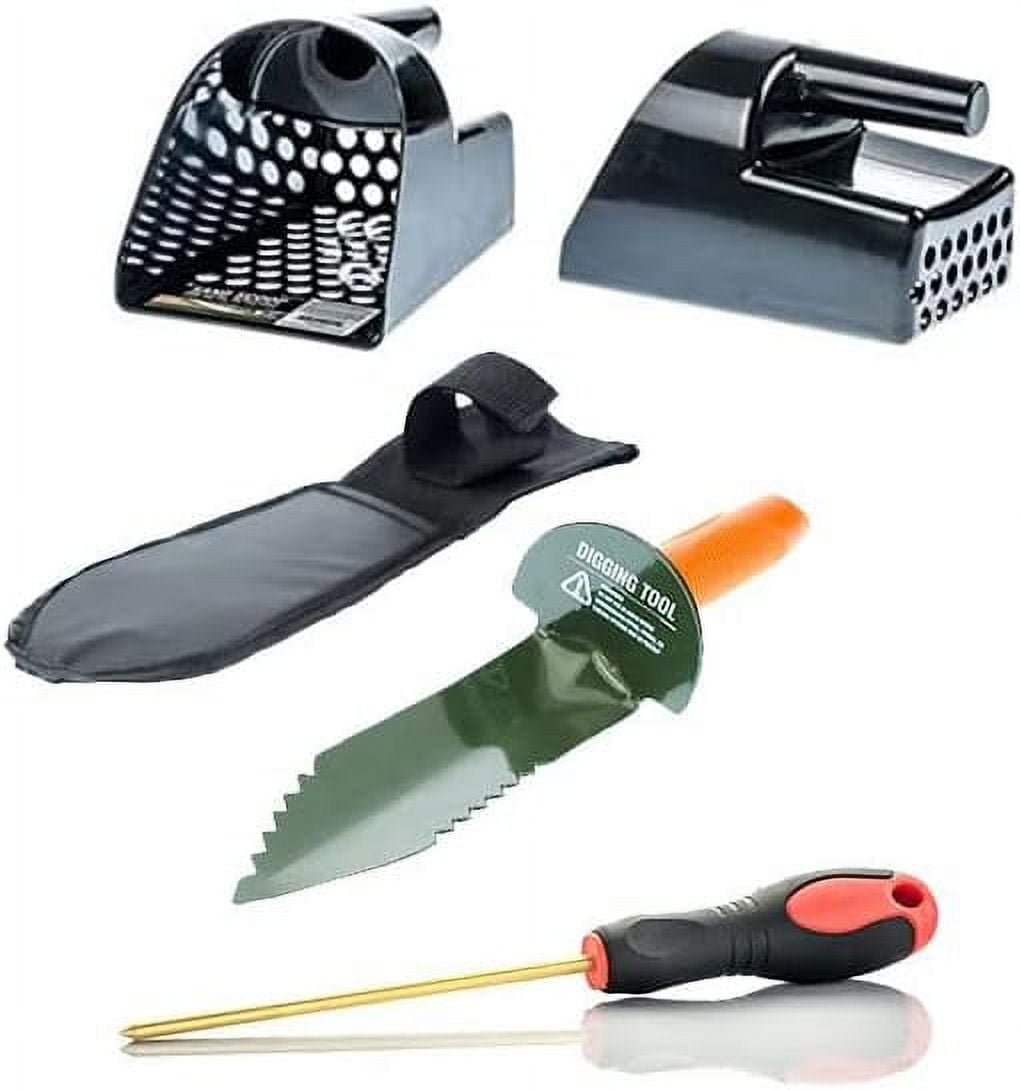 Tough Durable Black Plastic Beach Sand Metal Detector,Serrated Digger ...