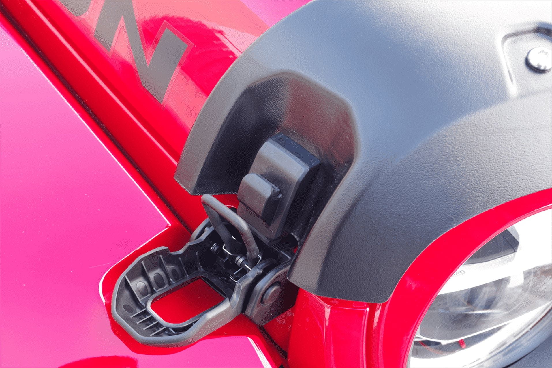 Tough Guard TG7W18 Textured Black Form Fit Hood Protector for 2018 Jl ...