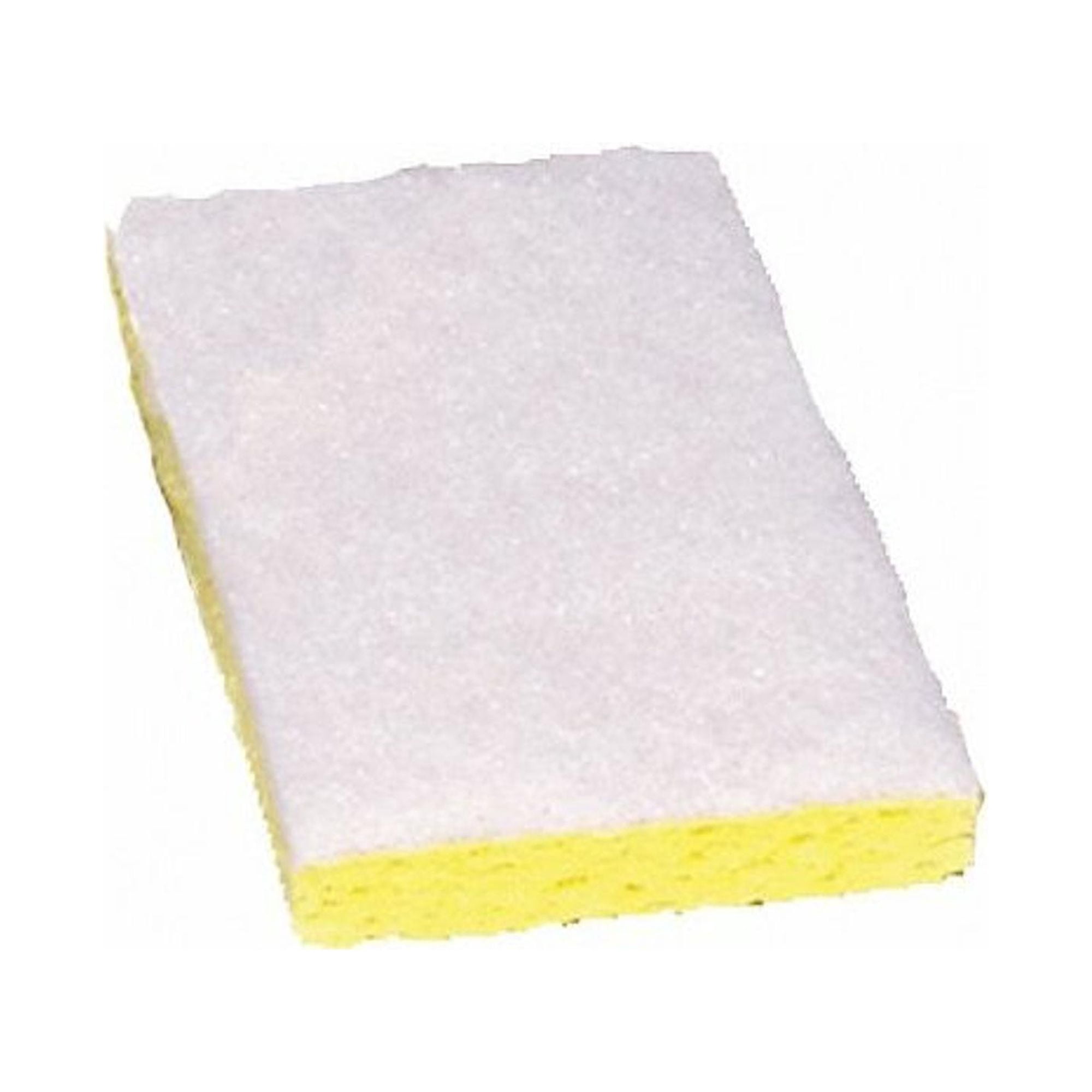 Tough Guy Scrubber Sponge,6 in L,White,PK20 2NTH2 - Walmart.com