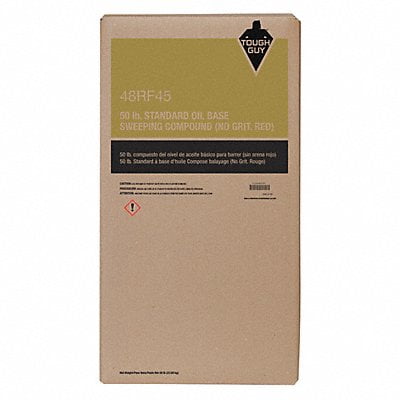 Tough Guy Sweeping Compound,Wood Pulp,50 lb,Box 48RF45 - Walmart.com