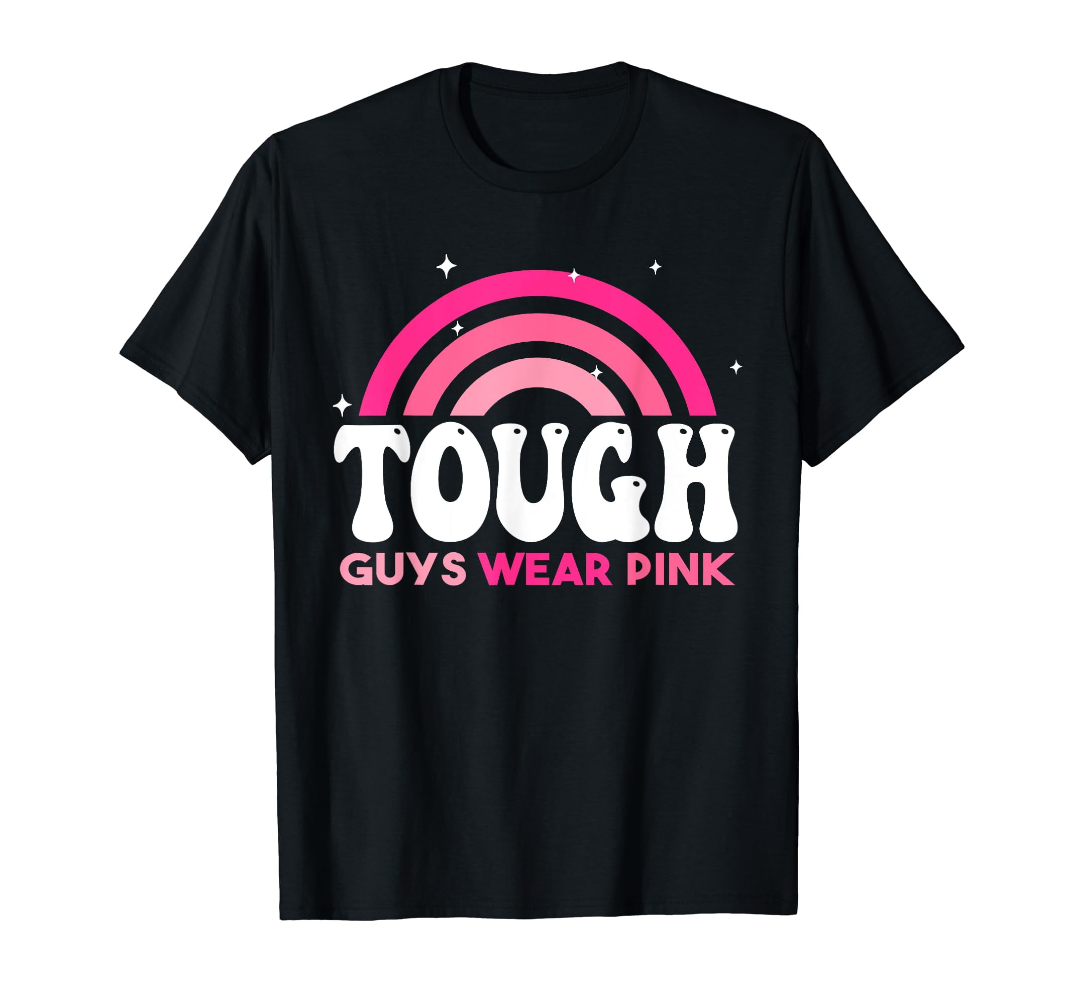 Tough Guys Wear Pink Breast Cancer Men T-Shirt - Walmart.com