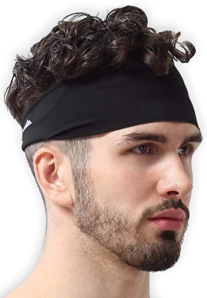 Tough Headwear Men's Sports Sweatband, Moisture-Wicking, One Size Fits ...