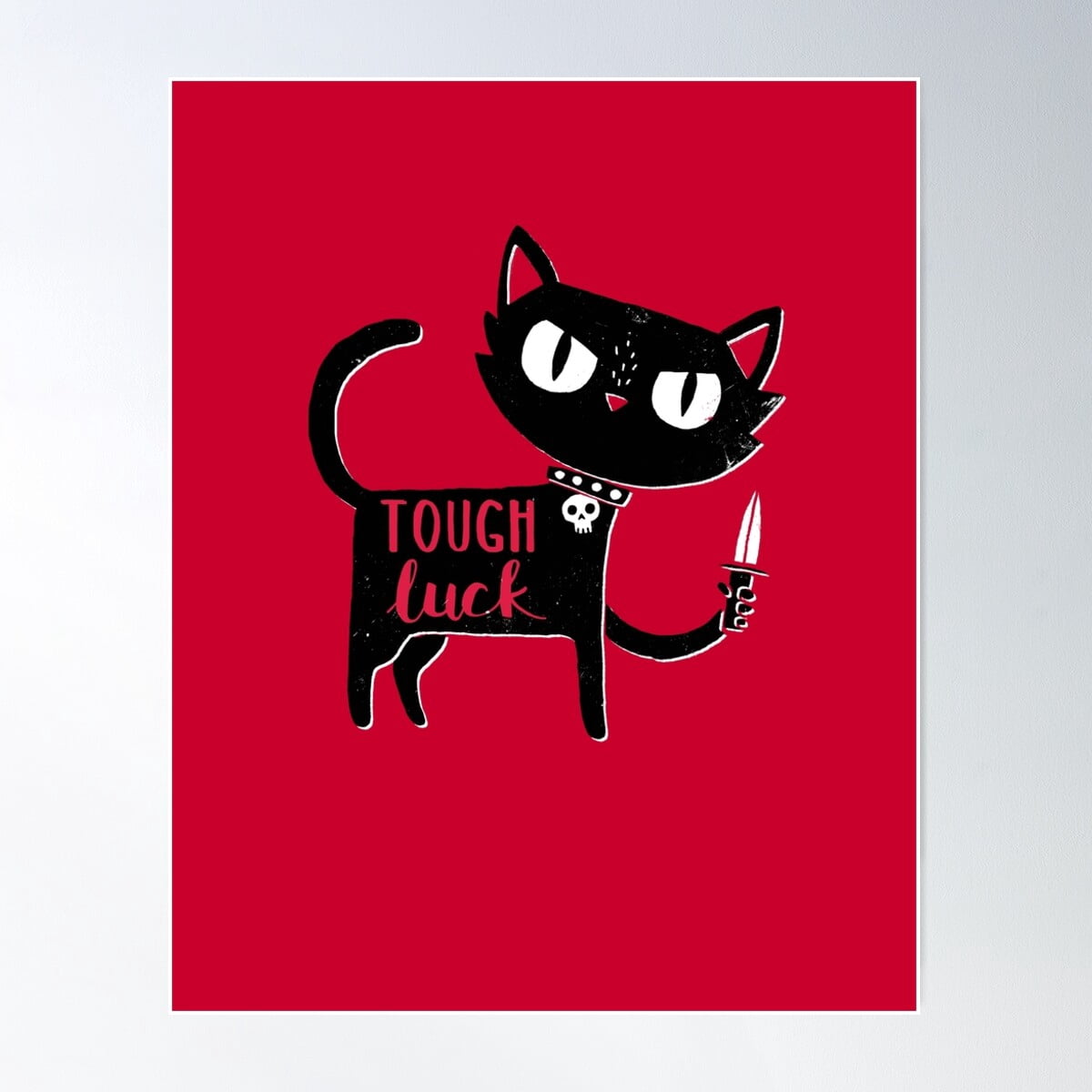 Tough Luck Poster Wall Art, Modern Wall Decor For Living Room Bedroom ...