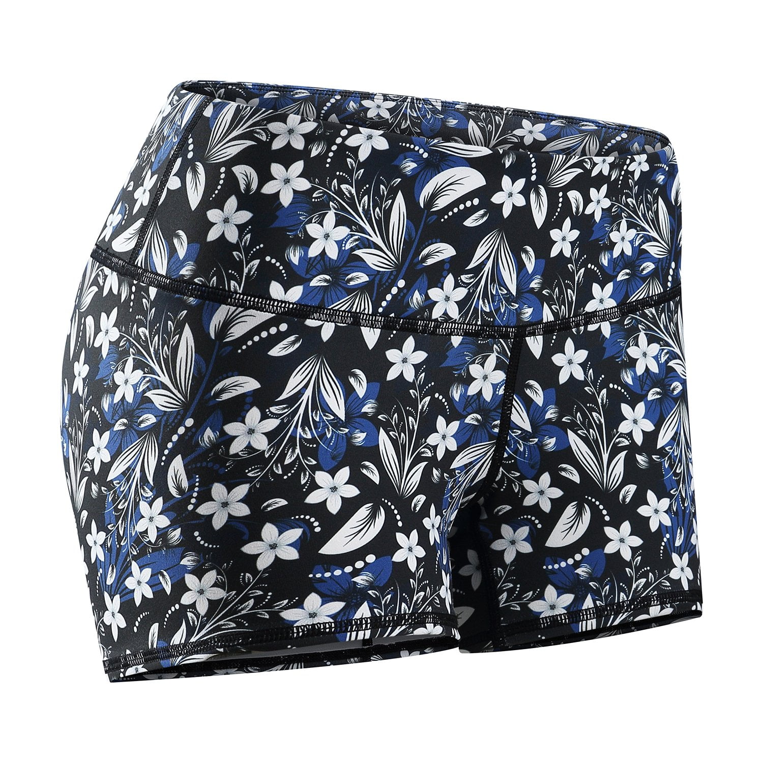 Tough Mode Women's 3" Athletic Running Workout Volleyball Spandex Gym ...