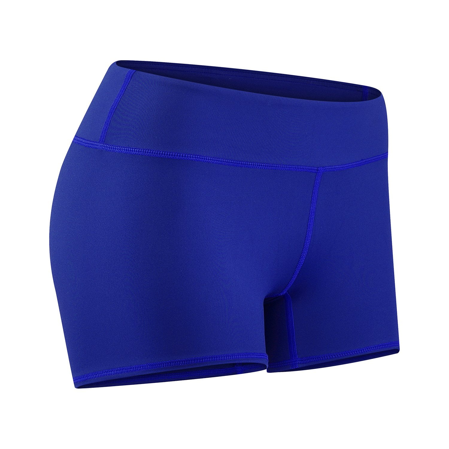 Tough Mode Women's 3" Athletic Running Workout Volleyball Spandex Gym ...